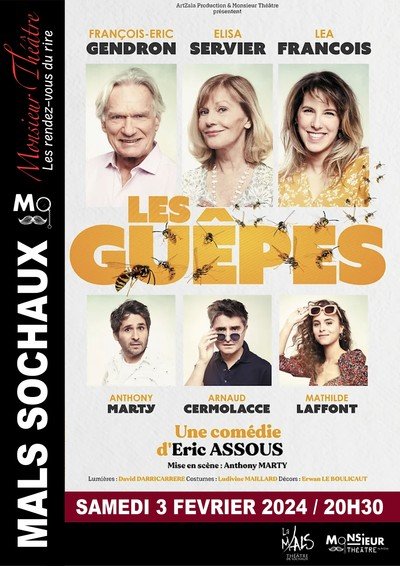 Les Guêpes avec François-Eric GENDRON, Elisa SERVIER - Sochaux - (25600 ...