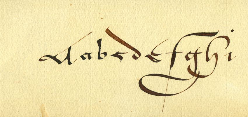 Stage de calligraphie latine "Gothique cursive et grands formats"