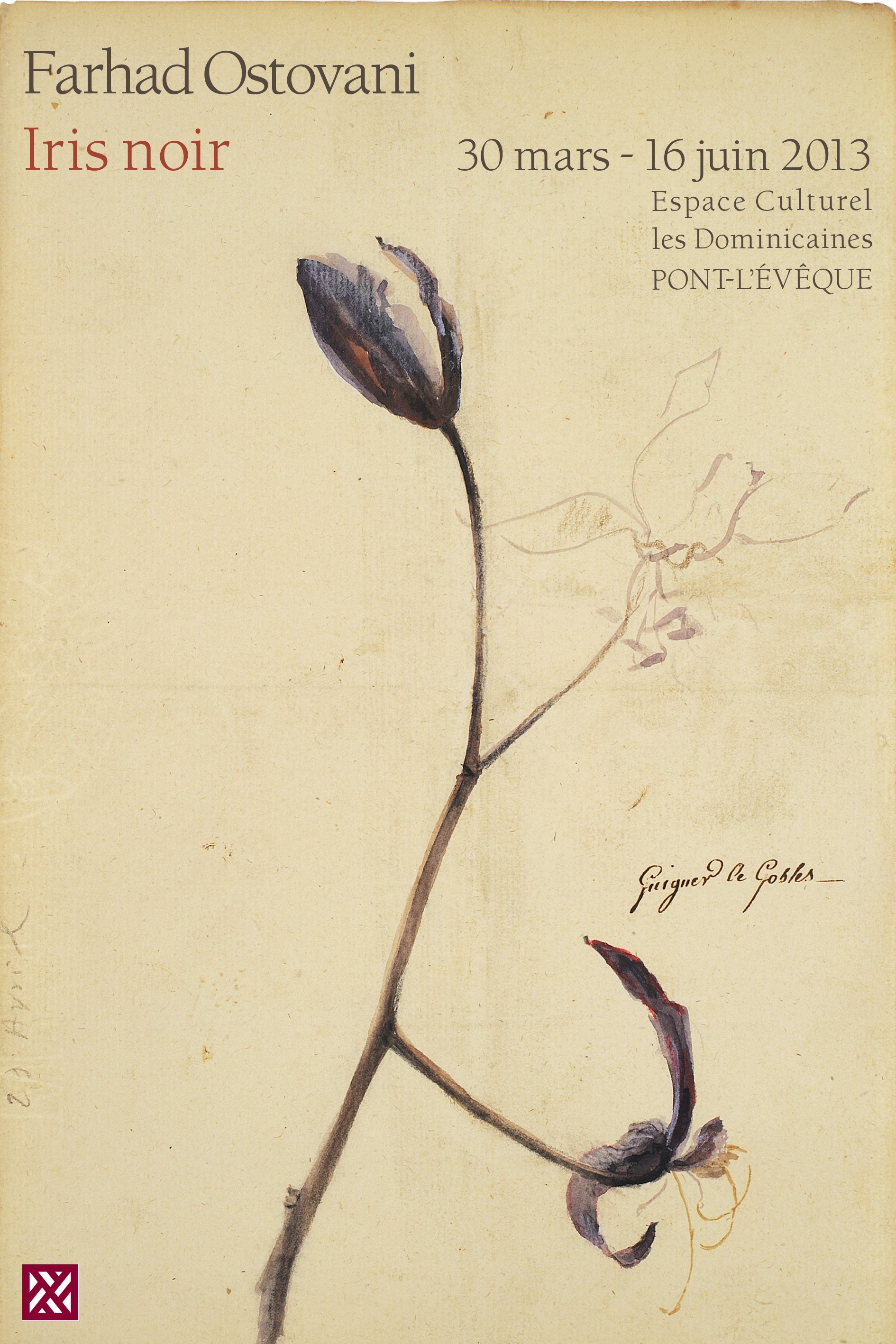Iris noir de Farhad Ostovani - Pont-l'Evêque - (14130) - Du sam. 30 ...