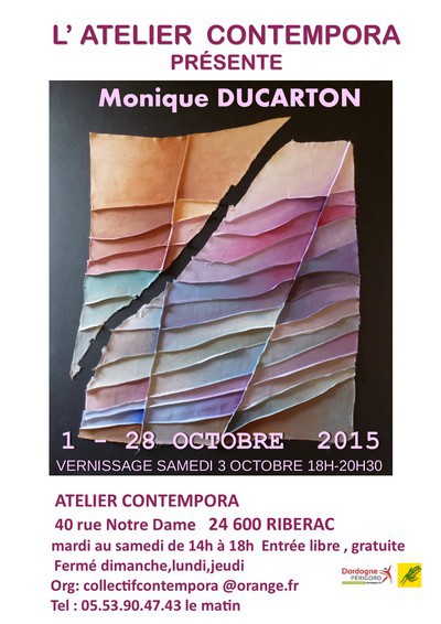Peintures lyriques de Monique Ducarton - Ribérac - (24600) - mar. 27 ...
