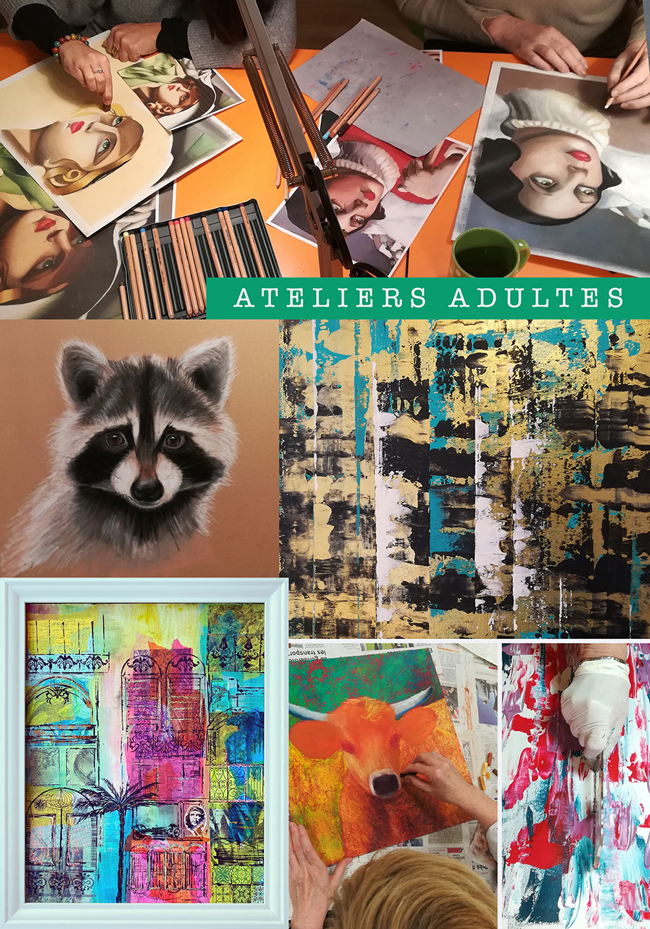 Ateliers Sandra Carron - Ateliers Adultes - Cours de dessin, peinture ...